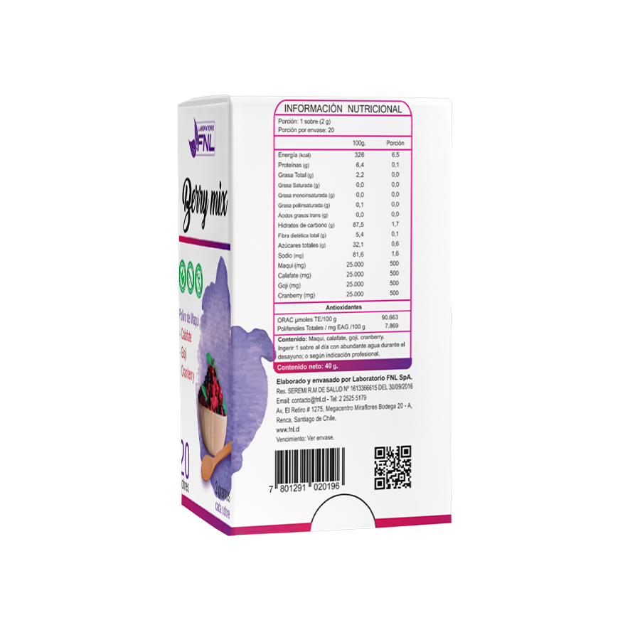 BERRY MIX 20 sachets – Mis Productos FNL
