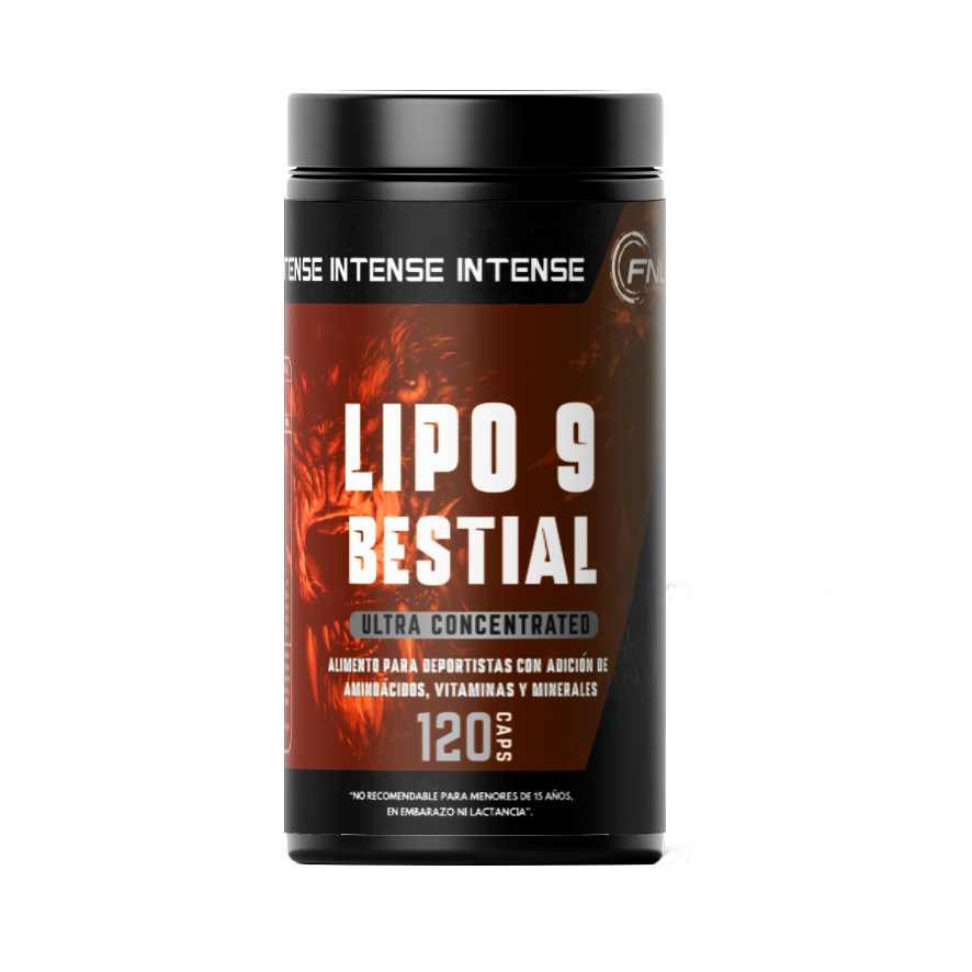 LIPO 9 BESTIAL 120 cápsulas – Mis Productos FNL