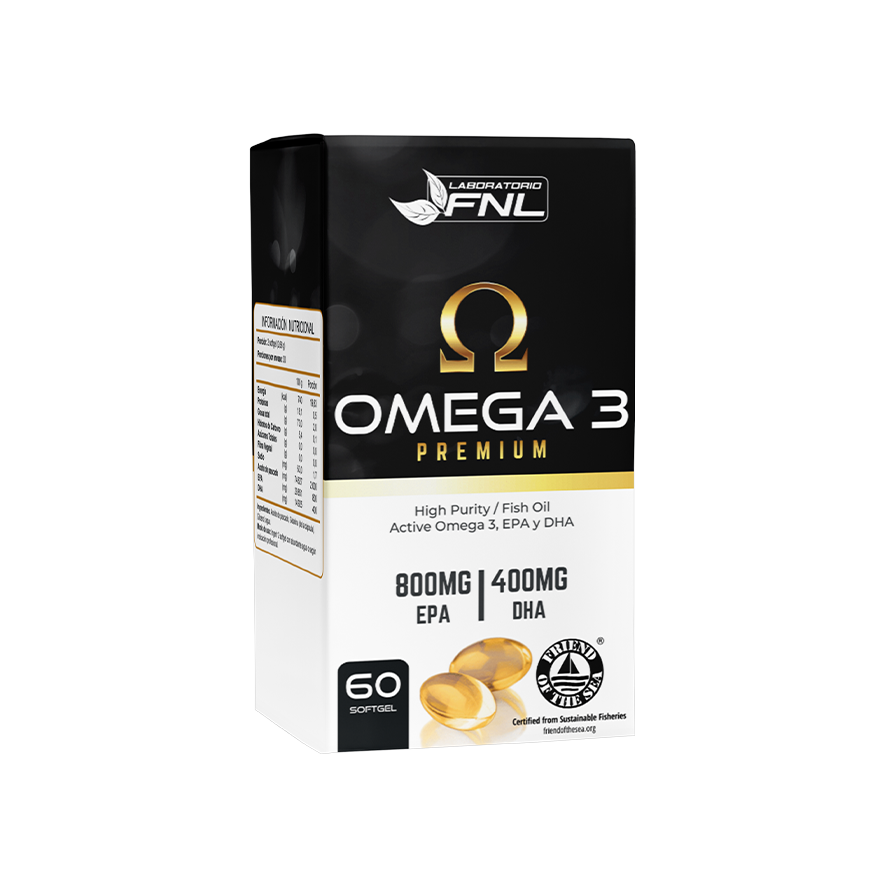 OMEGA 3 PREMIUM 60 cápsulas – Mis Productos FNL