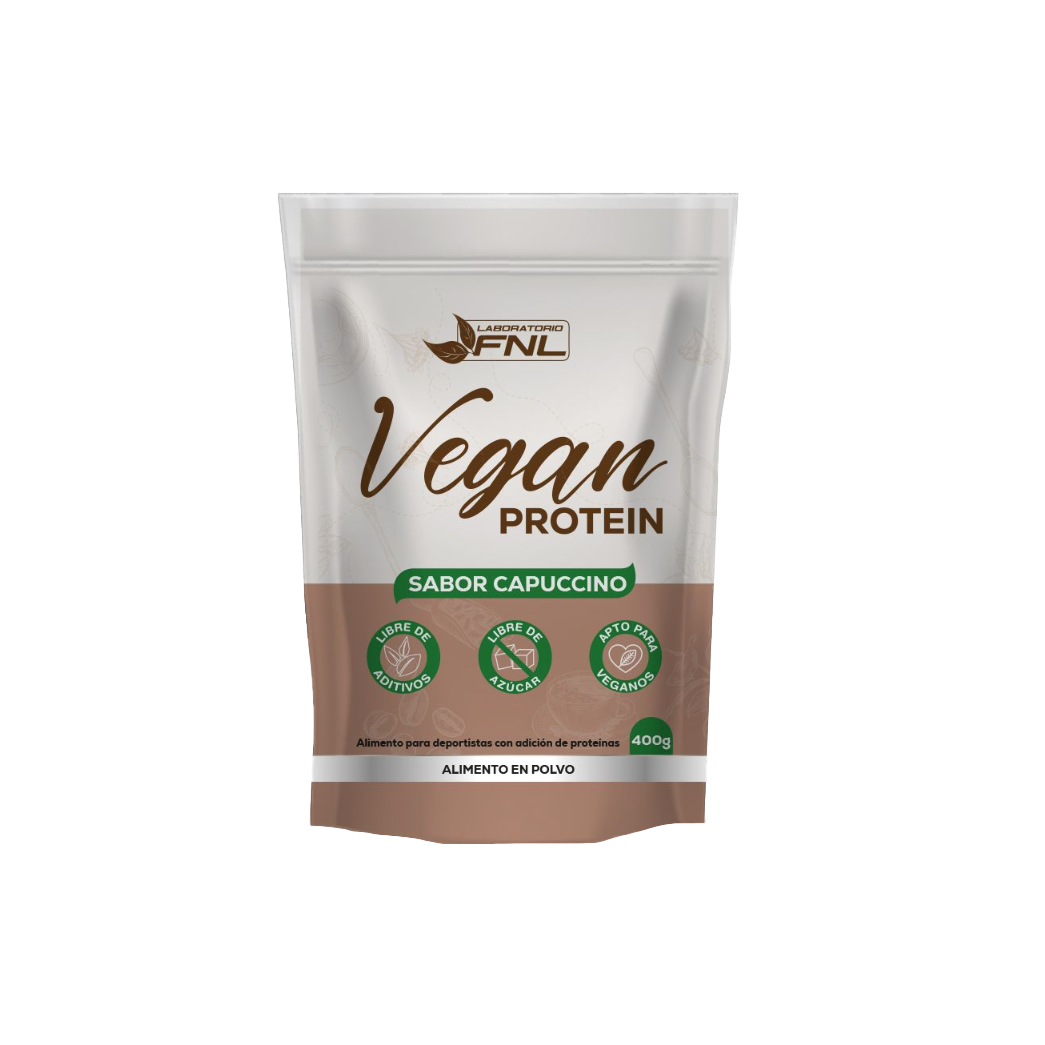 PROTEIN VEGAN SABOR CAPUCCINO 400 gramos – Mis Productos FNL